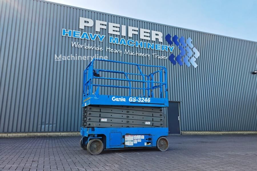 Genie GS3246 Electric, Batteries(12-2024), Working Heigh makazasta platforma