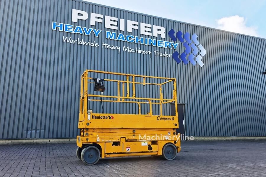 Haulotte Compact 8 Electric, 8.2m Working Height, 350kg Cap makazasta platforma