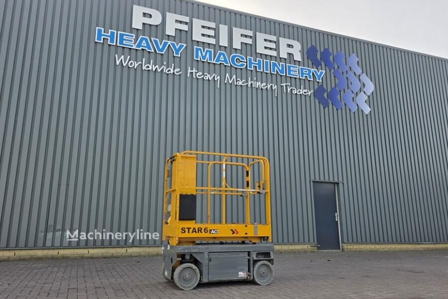 Haulotte Star 6 Electric, Non Marking Tyres, 5.8m Working H jarbolna penjajuća platforma
