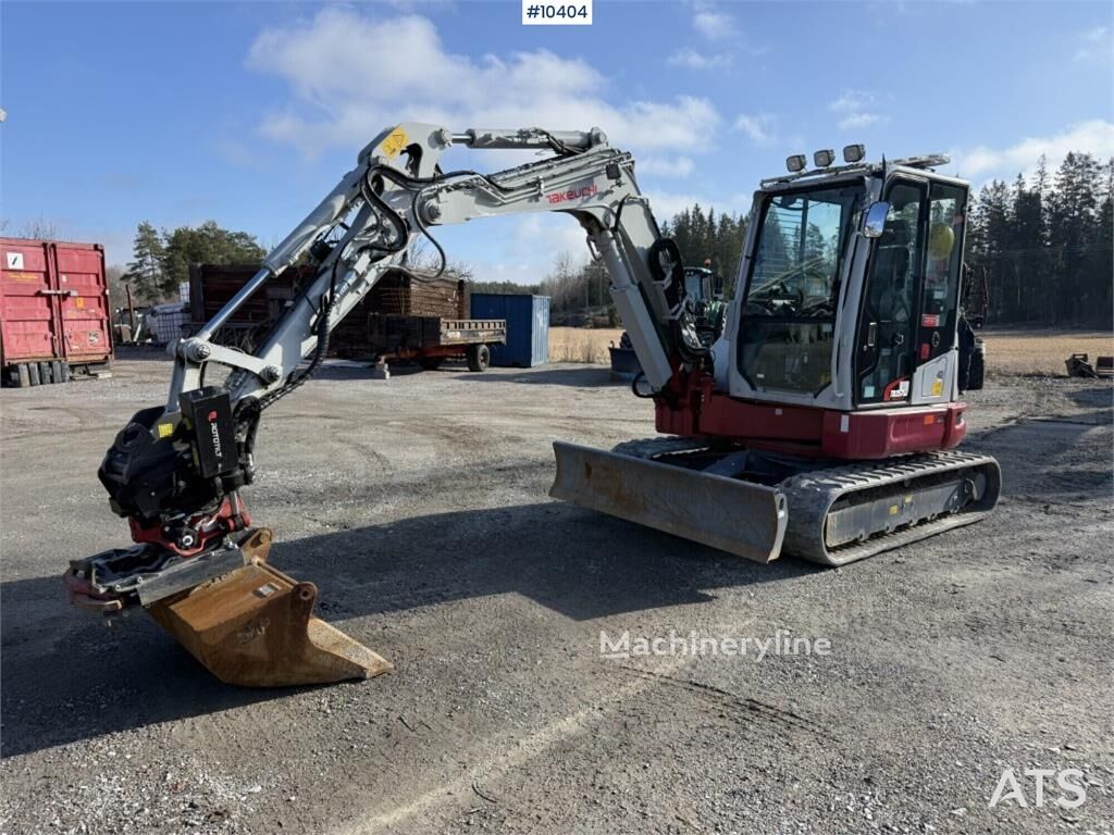 Takeuchi TB 257 FR crawler excavator with attachments, 303 bager guseničar