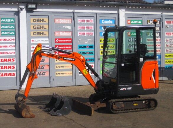 Doosan DX 19 3x mini bager