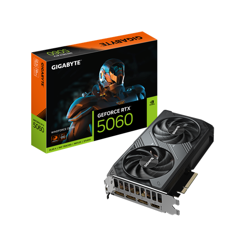 Gigabyte GV-N5060WF2OC-8GD GeForce RTX 5060 WINDFORCE OC 8GB Grafička karta