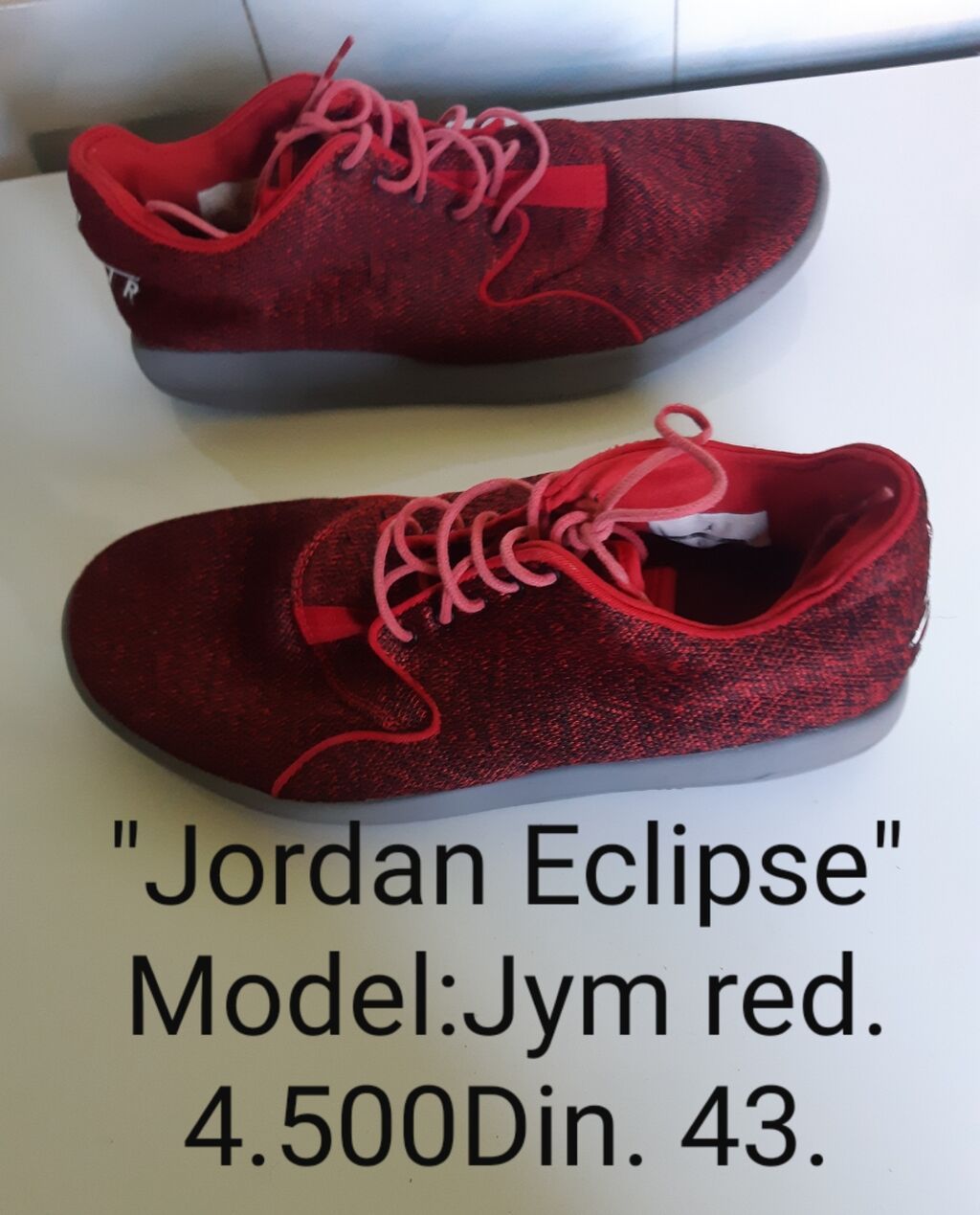 Jordan Eclipse – model: Gym Red - Sportske patike niskog profila -