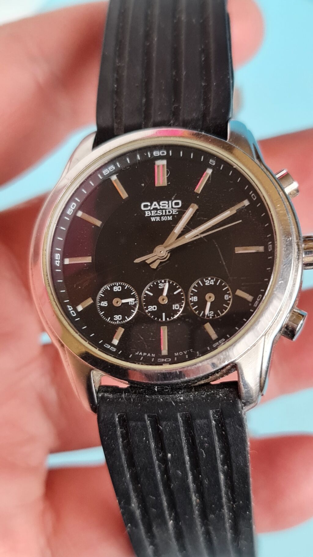 Casio Beside hronograf ručni sat – model BEM-504 (serija modula 5029)