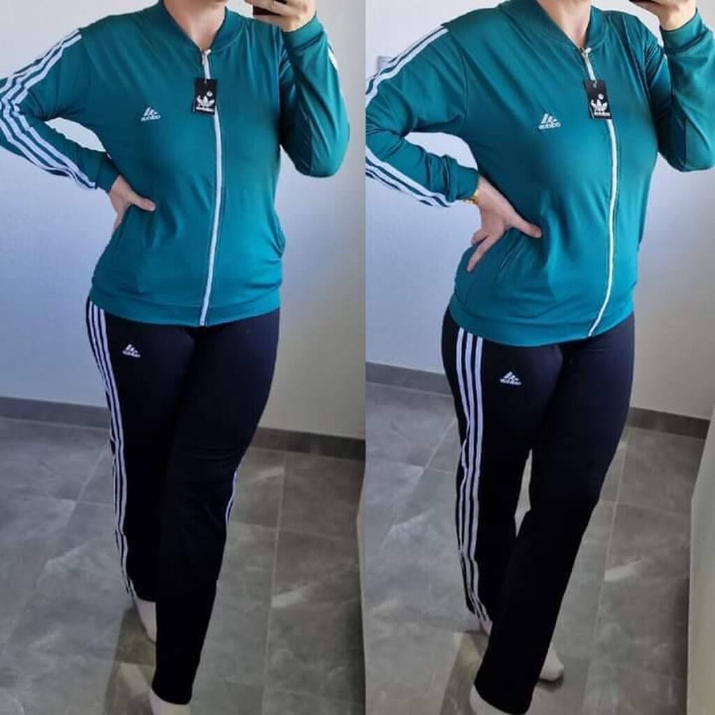 Adidas ženska trenerka za punije Novo Mokra likra Veličine 2xl 3xl