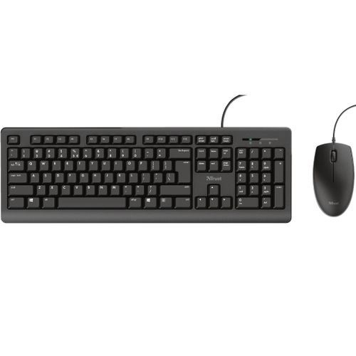 Trust Tastatura i Miš Primo Žični Set - Crna