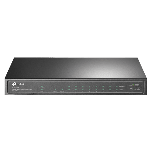 Switch TP-LINK TL-SG1210P Gigabit 10x RJ45 10/100/1000Mbps 1xSFP 8xPoE+ Metalno Kućište