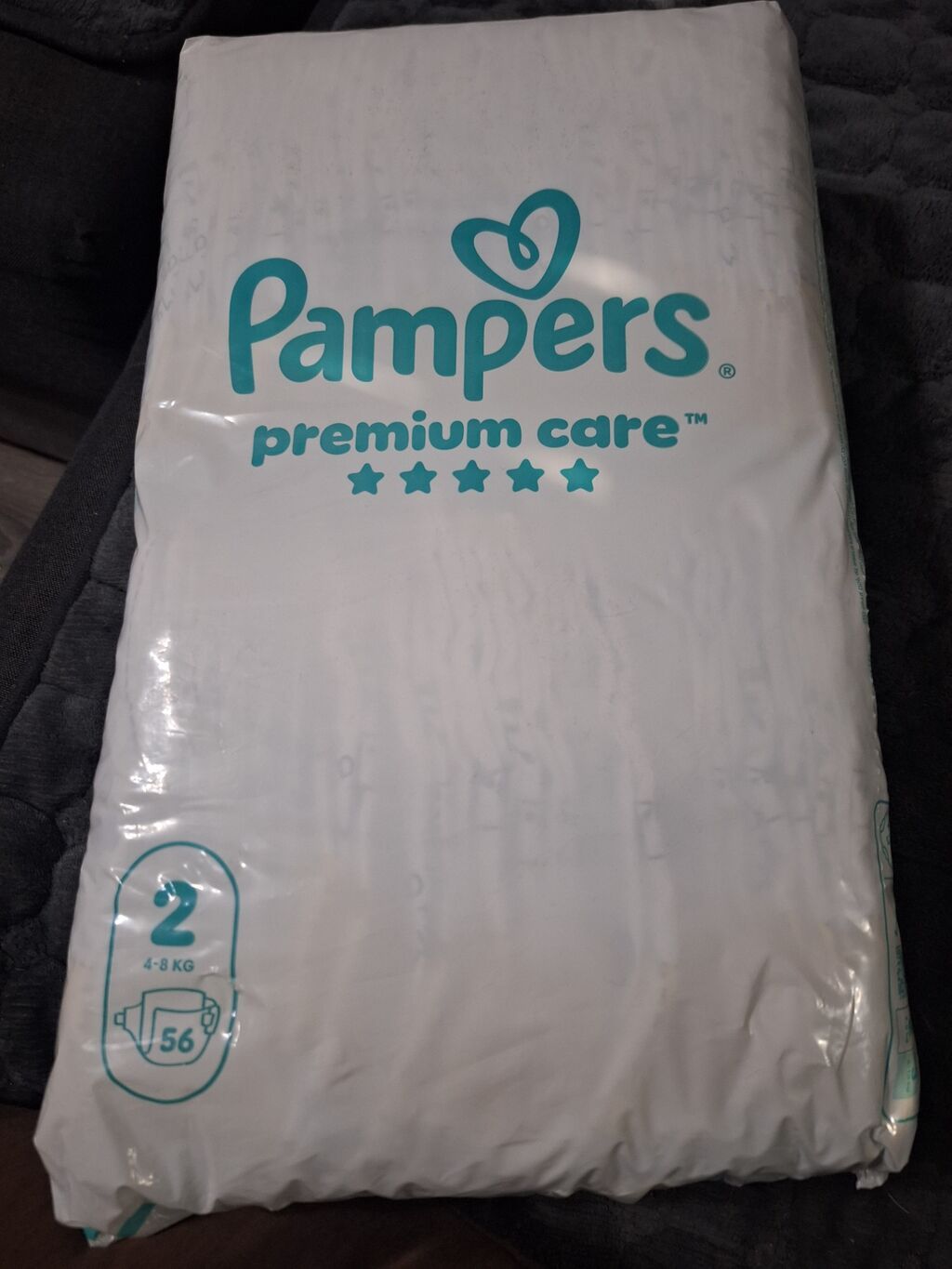 Pampers Premium Care pelene – veličina 2 (4–8 kg) - Pakovanje: 56