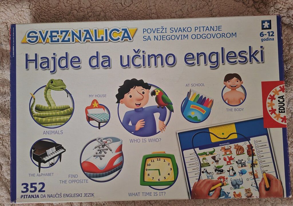 Sa Educom Sveznalicom ćete lakše naučiti engleski. 352 pitanja koja