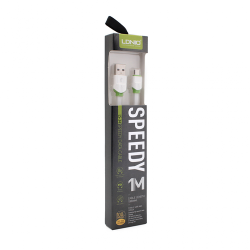 Data kabl LDNIO LS34 micro USB beli 1m