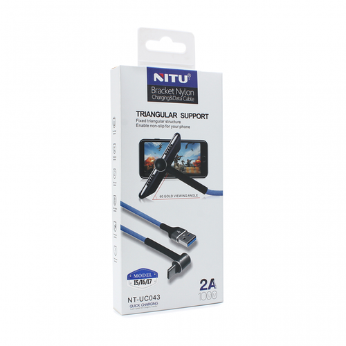 Data kabl NITU UC043 iPhone lightning crveni 1m