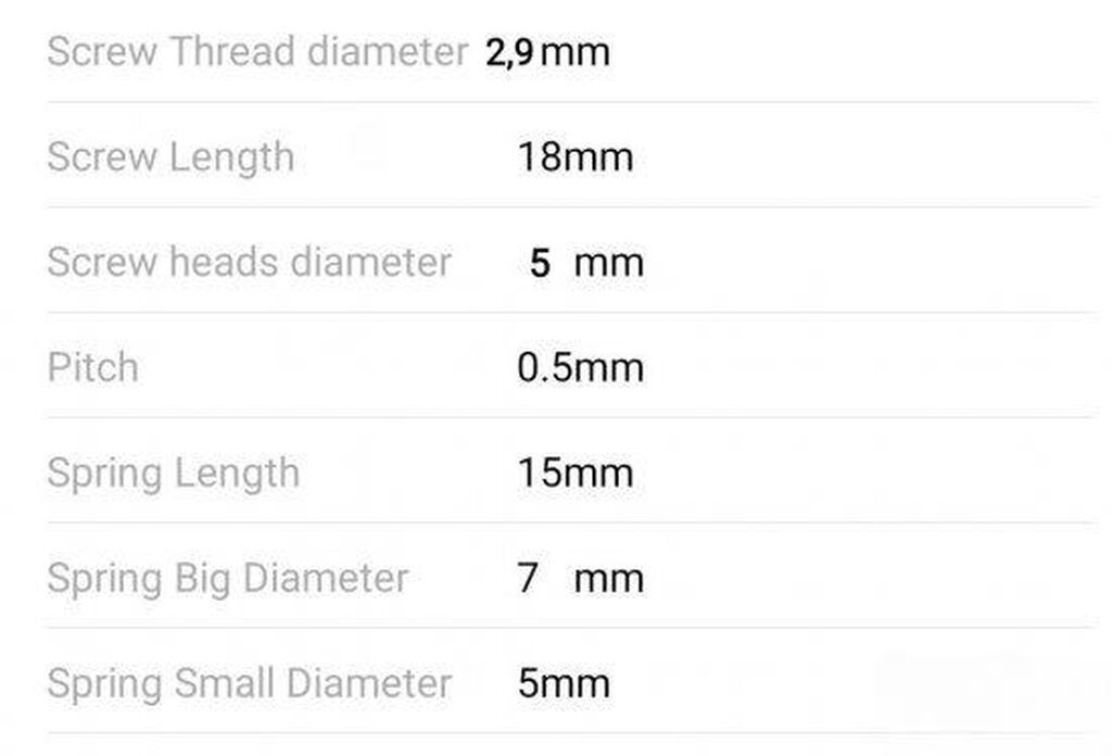 ŠRAFOVI I FEDERI ZA SEDLA - DVE BOJE | 100% Novo100% Kao na
