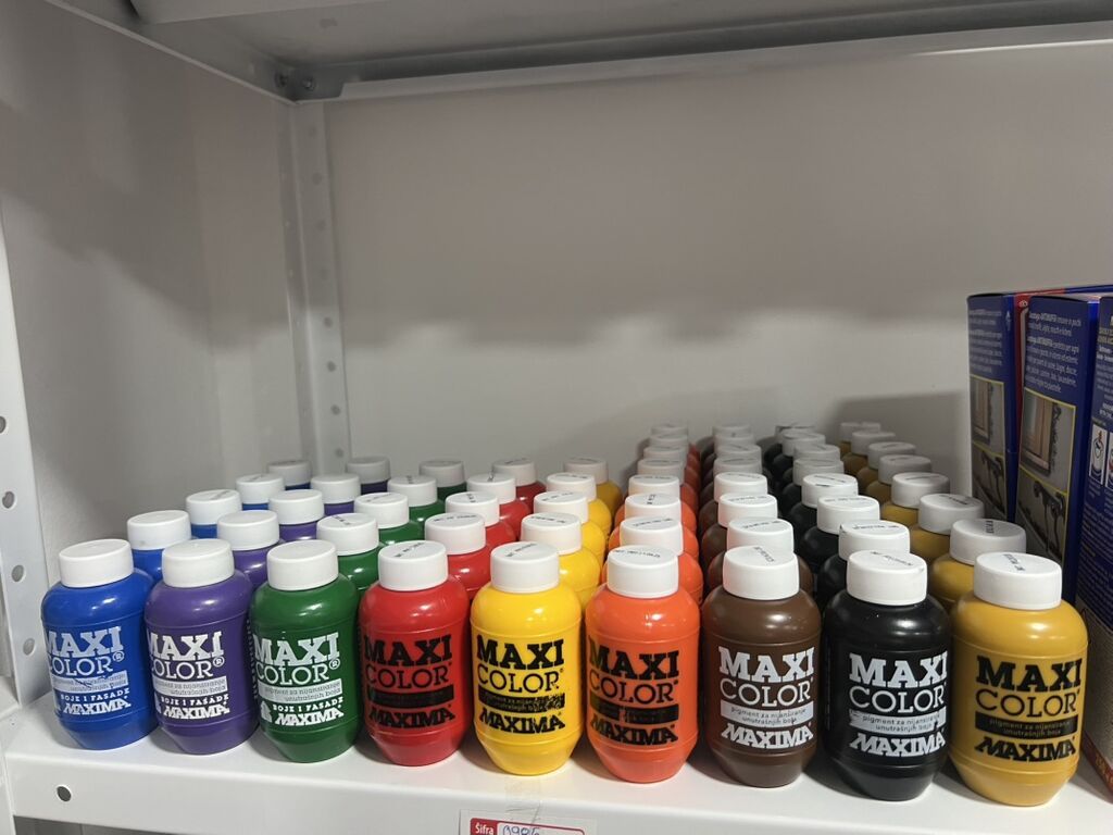 MAXI COLOR – pigmenti za boje i fasade (MAXIMA) - Akrilni kolor