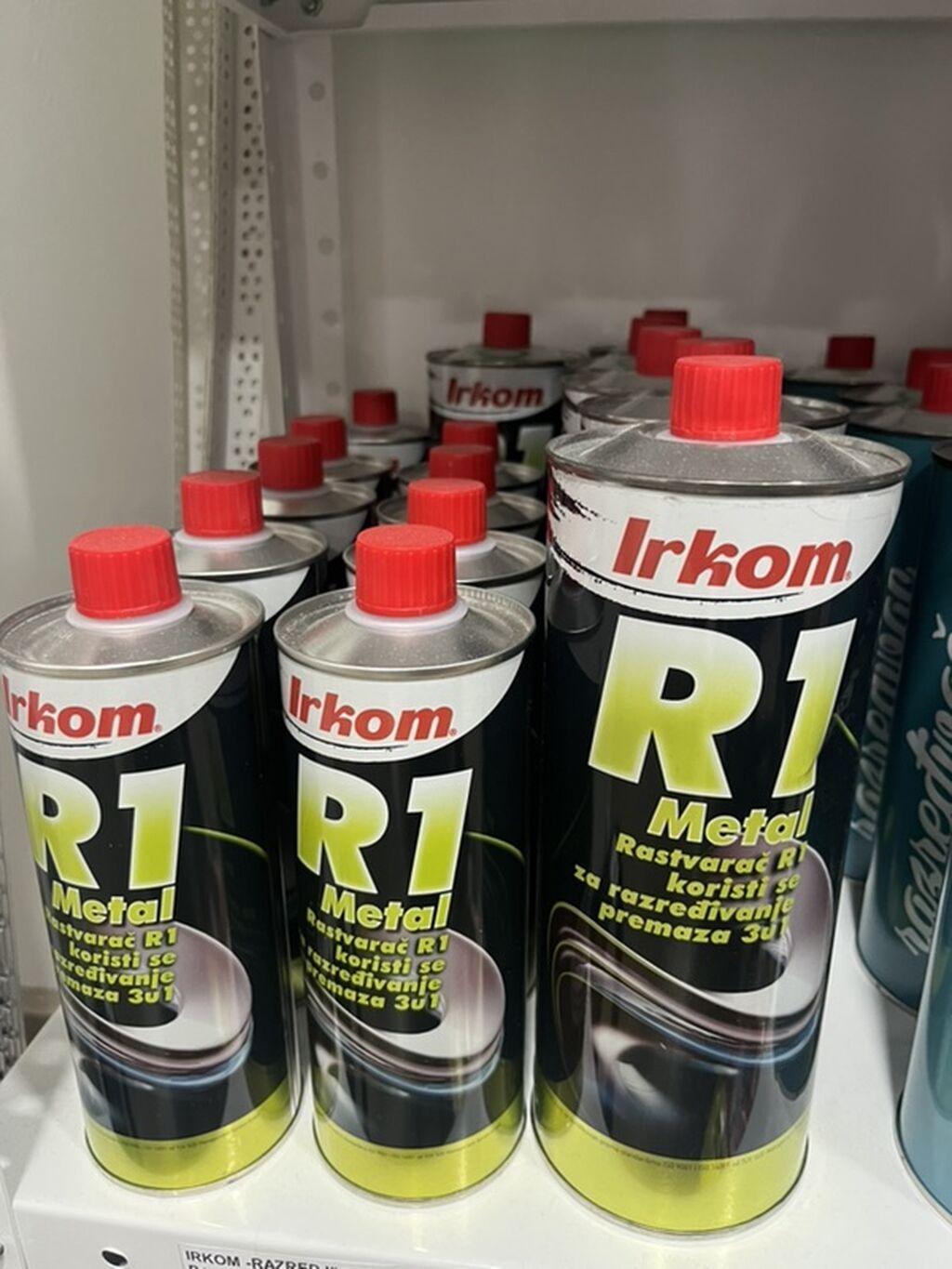 Irkom R1 Metal – rastvarač za razređivanje premaza 3u1 - Namenjen za