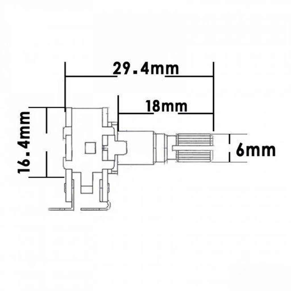 POTENCIOMETAR ZA GITARU MN500K DVOSTRUKI | Slanje po dogovoru ili