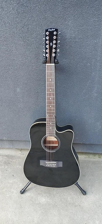 HARLEY BENTON D-200CE-12BK DVANAESTERAC MODEL 3 B-STOC | Slanje po