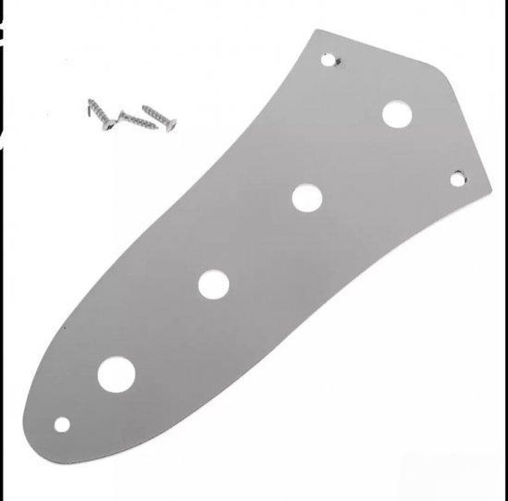 JAZZ BASS CONTROL PLATE CHROME - DVE BOJE | Slanje po dogovoru ili