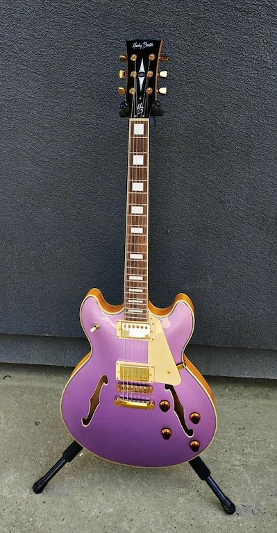 HARLEY BENTON HB-35PLUS METALLIC PLUM ELEKTRIČNA GITARA |
