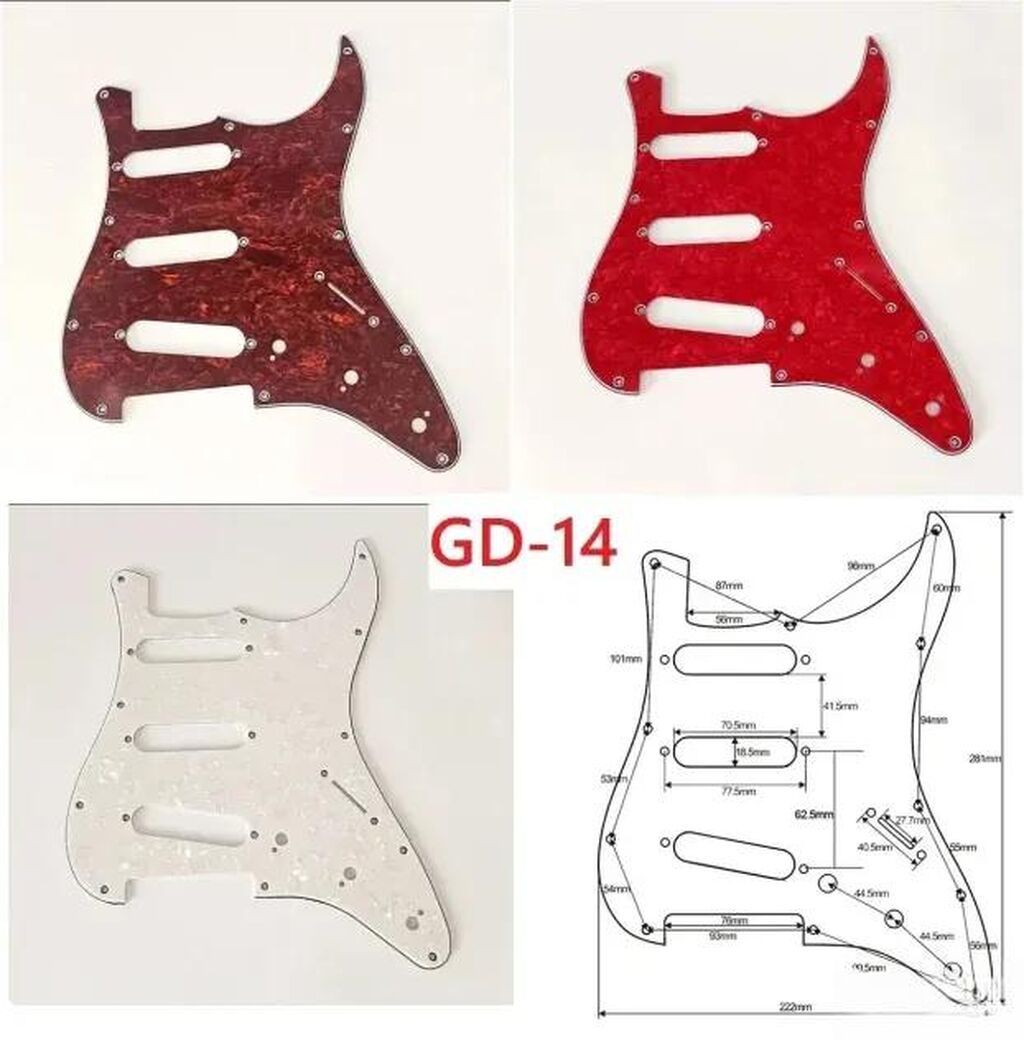 SSS PICKGUARD MASAKA | Trodelna maska za strat, SSS konfiguracija