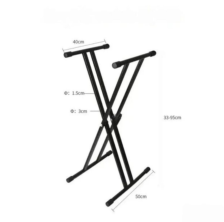 DUPLI X STALAK QUICK LOK | Dupli X stalak za klavijature veće