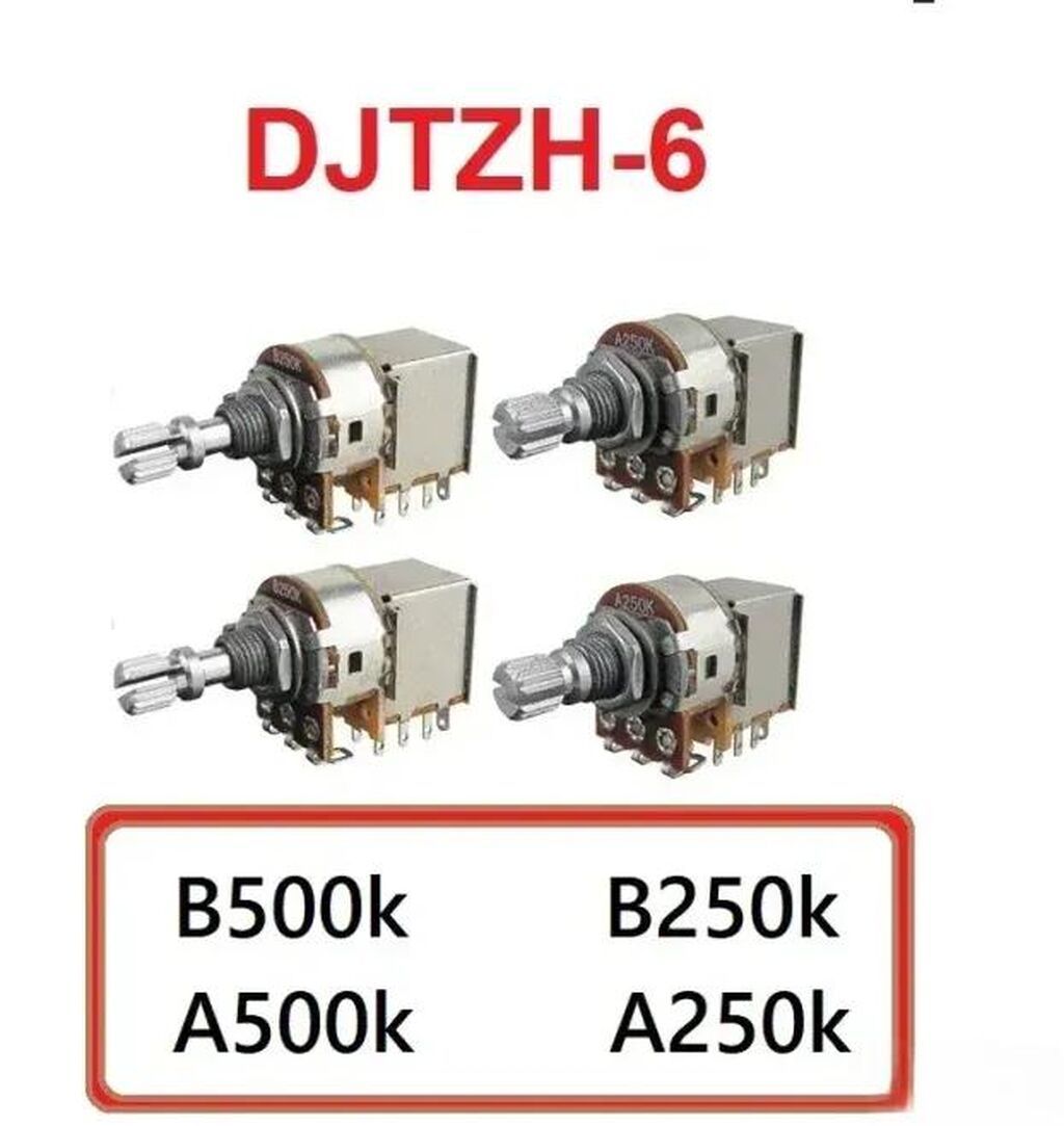 PUSHPULL B500K A500K B250K A250K POTENCIOMETAR | ***BESPLATNA