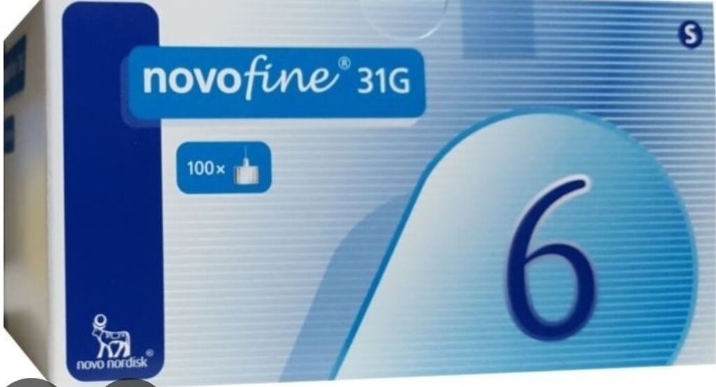 Novofine 31G iglice za pen-injektore – dužina 6 mm. - Proizvođač