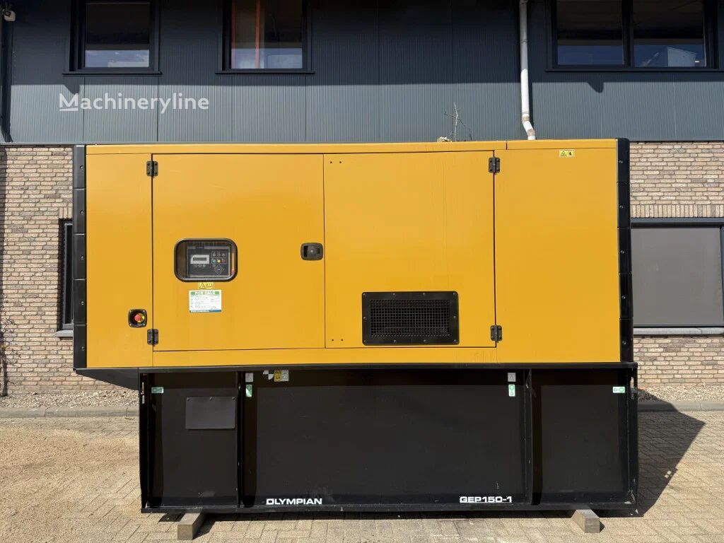 Caterpillar GEP150-1 Perkins 150 kVA Silent Noodstroom generatorset as New ! diesel generator
