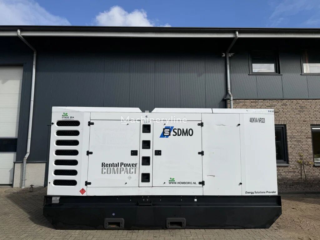 SDMO Volvo Penta TAD 1355 GE Leroy Somer 450 KVA Silent Rental genera diesel generator