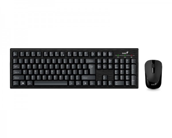 Genius KM-8101 USB YU wireless tastatura i miš black