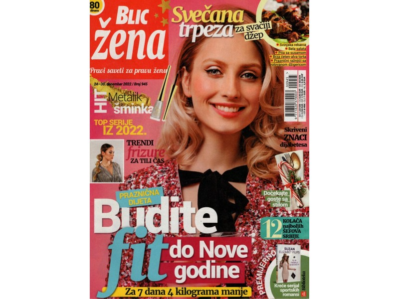 Blic Žena - br. 945 - 24. 12. 2022