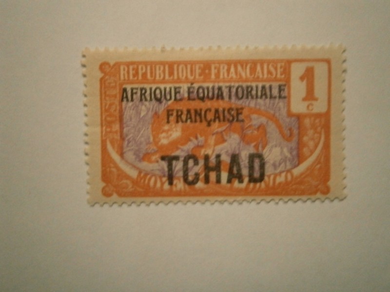 FRANCUSKA KOLONIJA ČAD 1924.