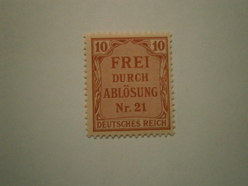 RAJH 1903. 10 FENINGA SLUŽBENA
