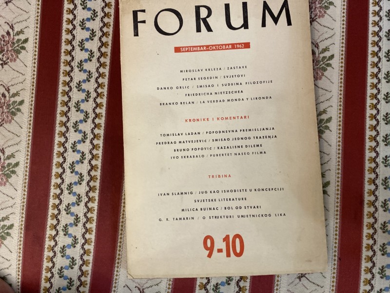 FORUM SEPTEMBAR OKTOBAR 1962