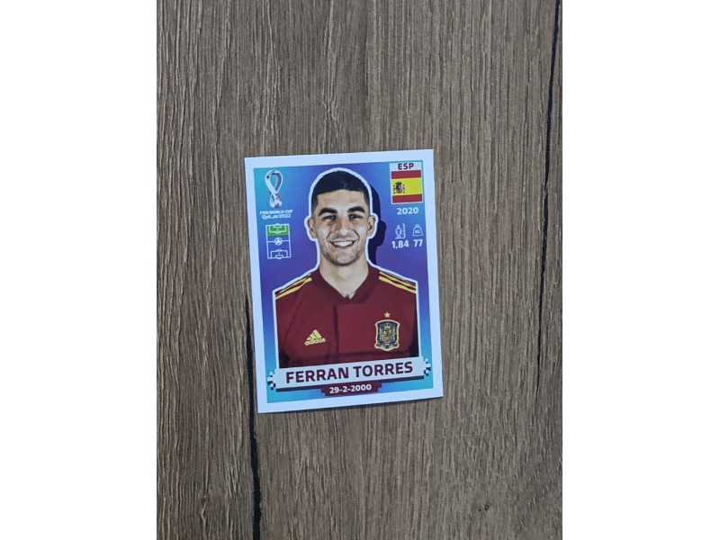 FIFA 2022 Qatar Panini USA verzija ESP 18
