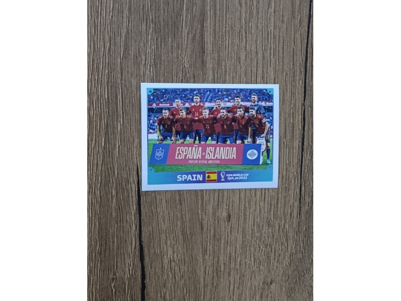 FIFA 2022 Qatar Panini USA verzija ESP 1