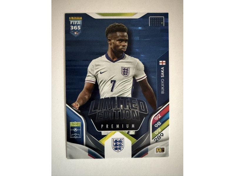 PANINI FIFA 365 AXL 2026 SAKA PREMIUM LIMITED EDITION