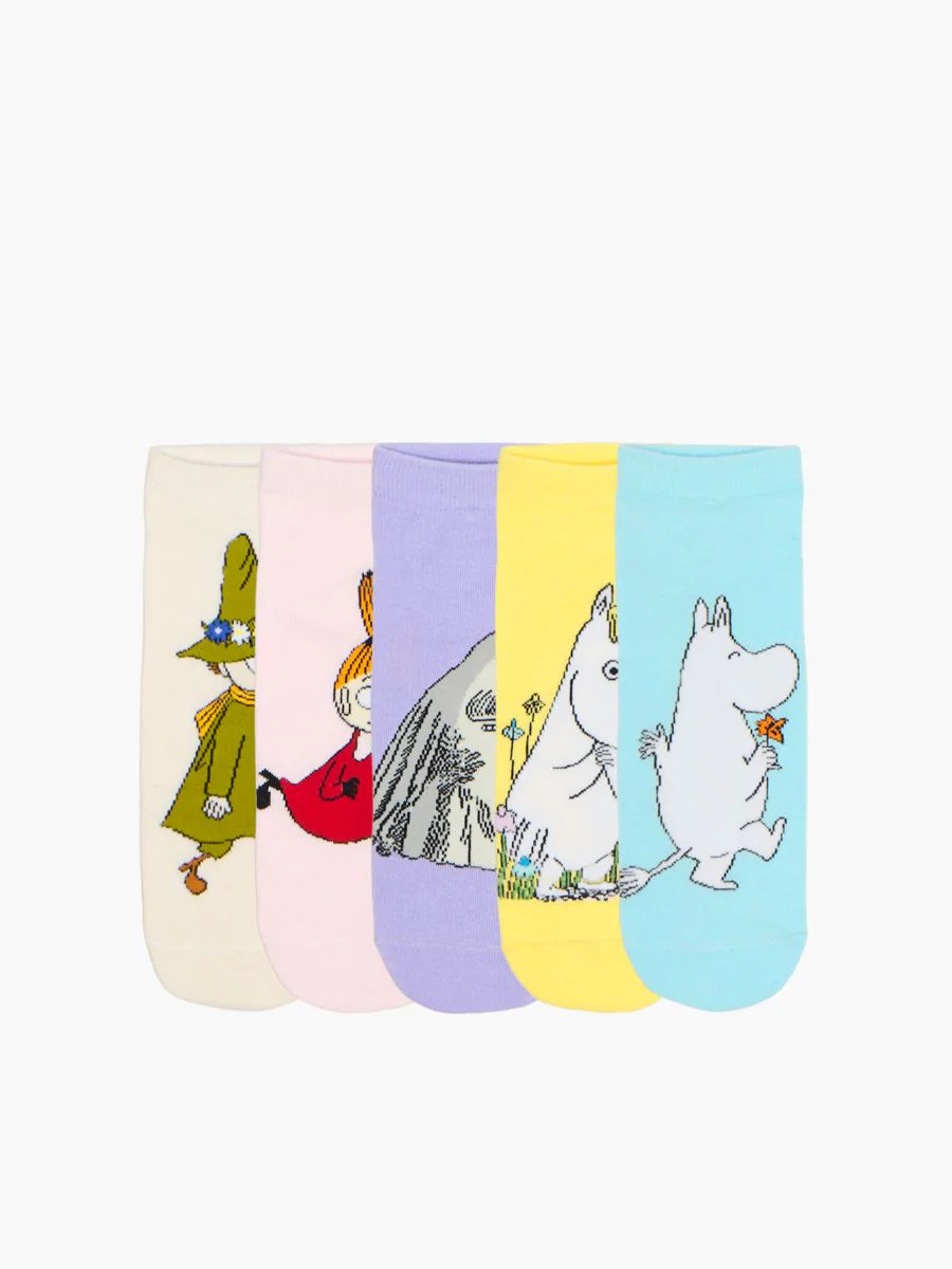 Pakovanje od 5 para čarapa s dezenom The Moomins