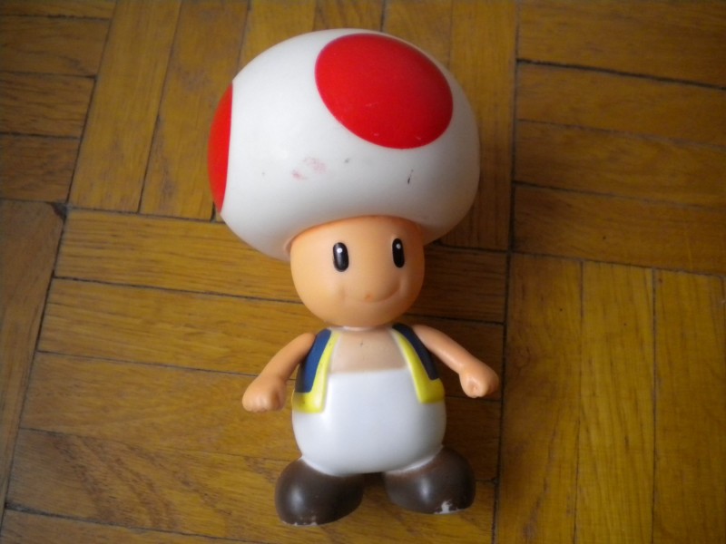 Toad - SUPER MARIO Nintendo, plasticna igracka