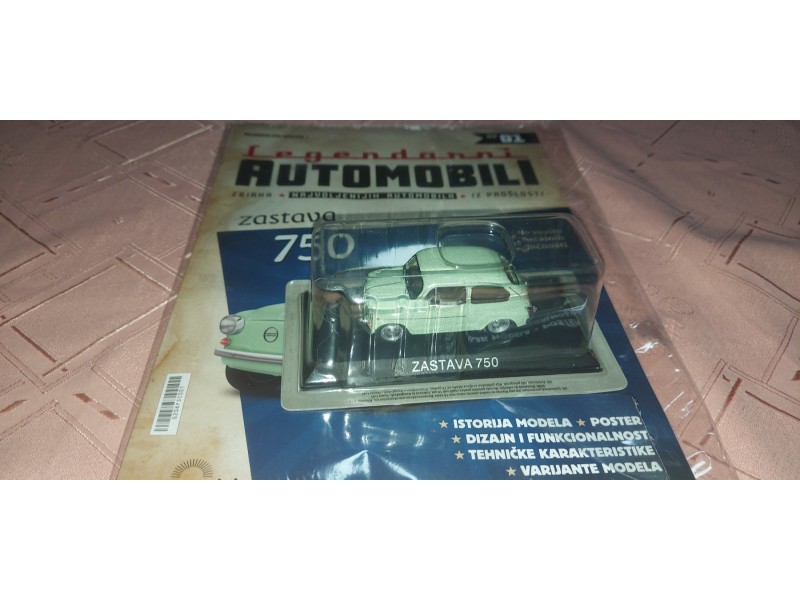 Legendarni Automobili Br.1 Zastava 750 1:43