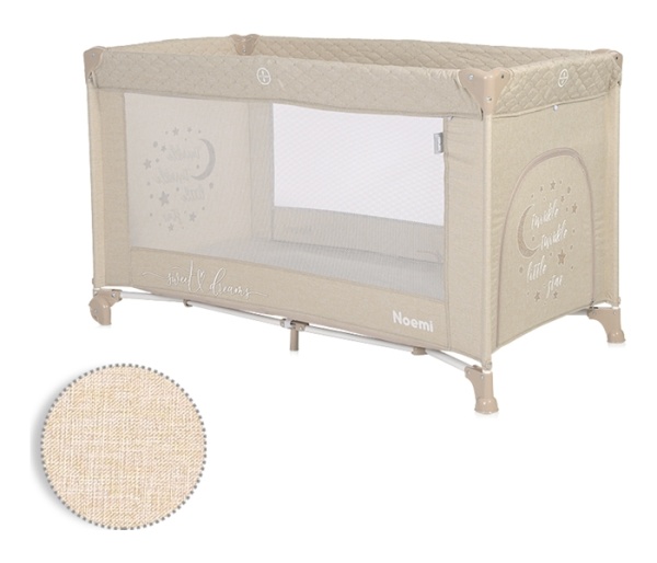 Prenosivi Krevet 1 Nivo Lorelli Noemi Fog Beige Star 10080542217