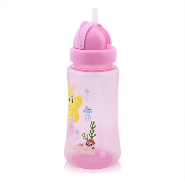 Sportska Šolja sa Slamčicom 300ml Roze Lorelli 10200930002