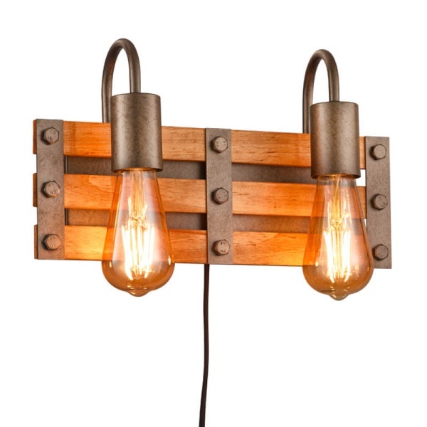 Zidna Lampa Khan 2Xe27 Nikl Antique 205570267 Trio Lighting 160220965