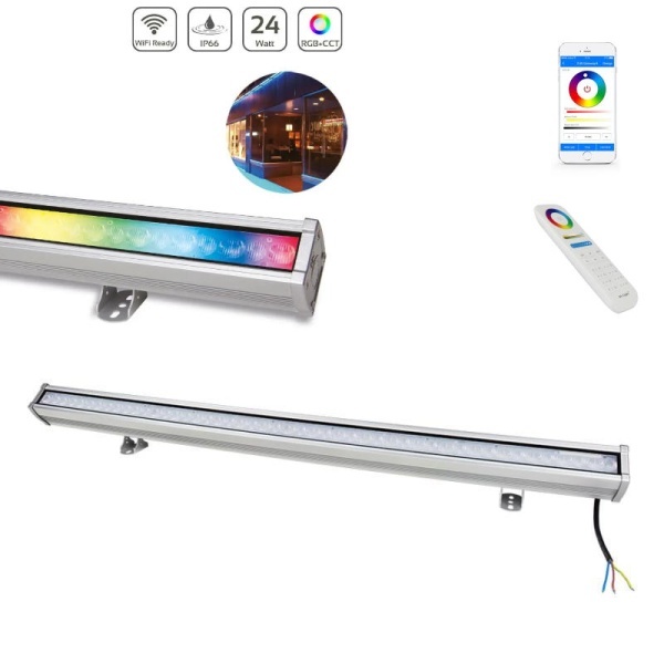 Linearni led reflektor za osvetljenje 24W Rgb Cct Miboxer Rl1-24 MiBoxer 20220748