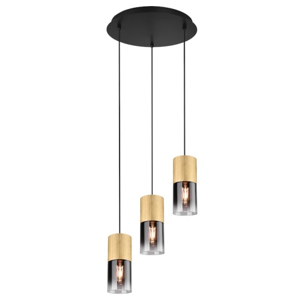 Visilica Robin 3Xe27 Crna-Zlatna 310630354 Trio Lighting 160220588