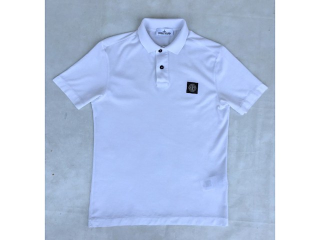 Stone Island White Polo Shirt ORIGINALmajica NOVA vel.S