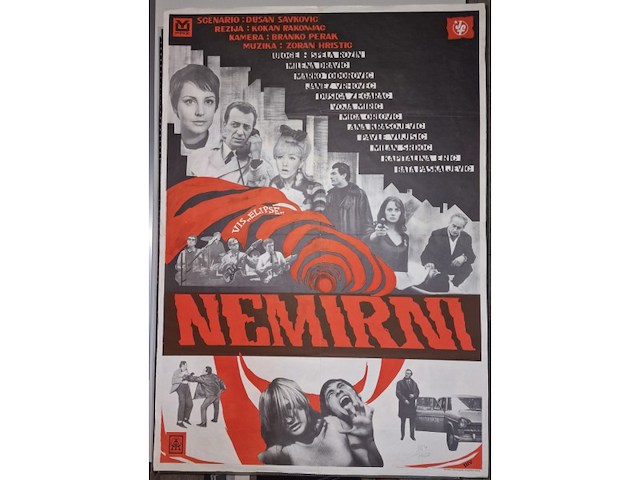 NEMIRNI - FILMSKI PLAKAT