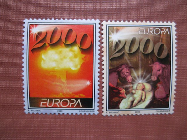 SRJ 2000., Evropa CEPT, vinjete
