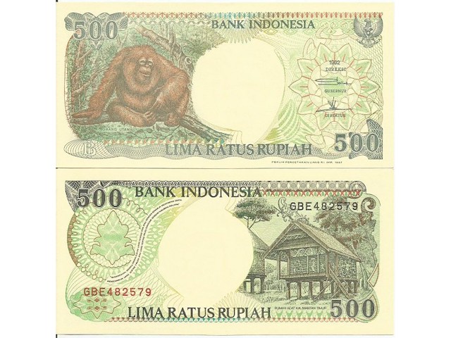 INDONEZIJA 500 rupiah 1992. UNC