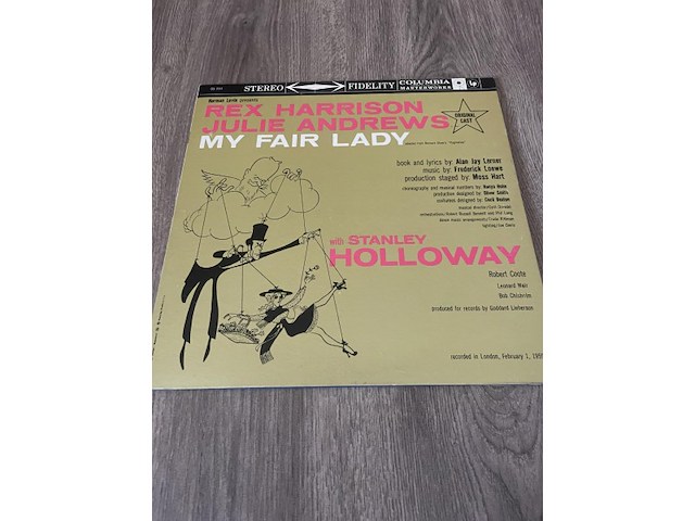 LP Rex Harrison, Julie Andrews – My Fair Lady USA press
