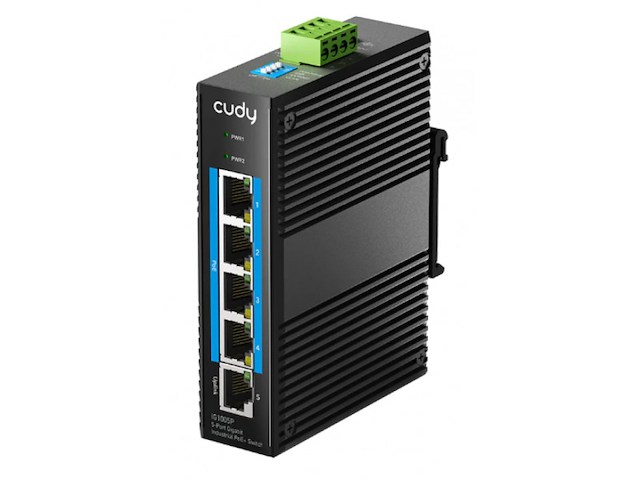 Cudy IG1005P 5-Port Gigabit Industrial PoE+ Switch 10/100/1000Mbps